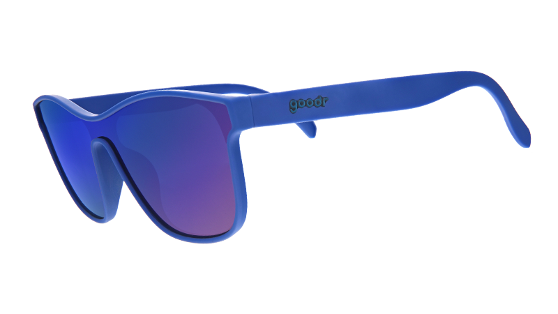 Best Dystopia Ever - Blue and Purple Futuristic Style goodr sunglasses