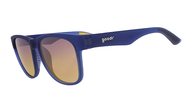 Blue & Yellow Sunglasses: Electric Beluga Boogaloo | goodr — goodr ...