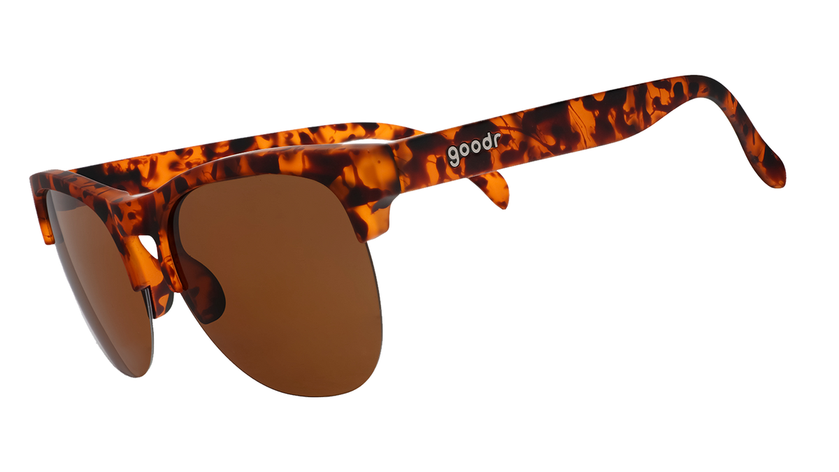 Tortoiseshell Half-Rim Sunglasses | Positively Cosmopolitan | goodr ...