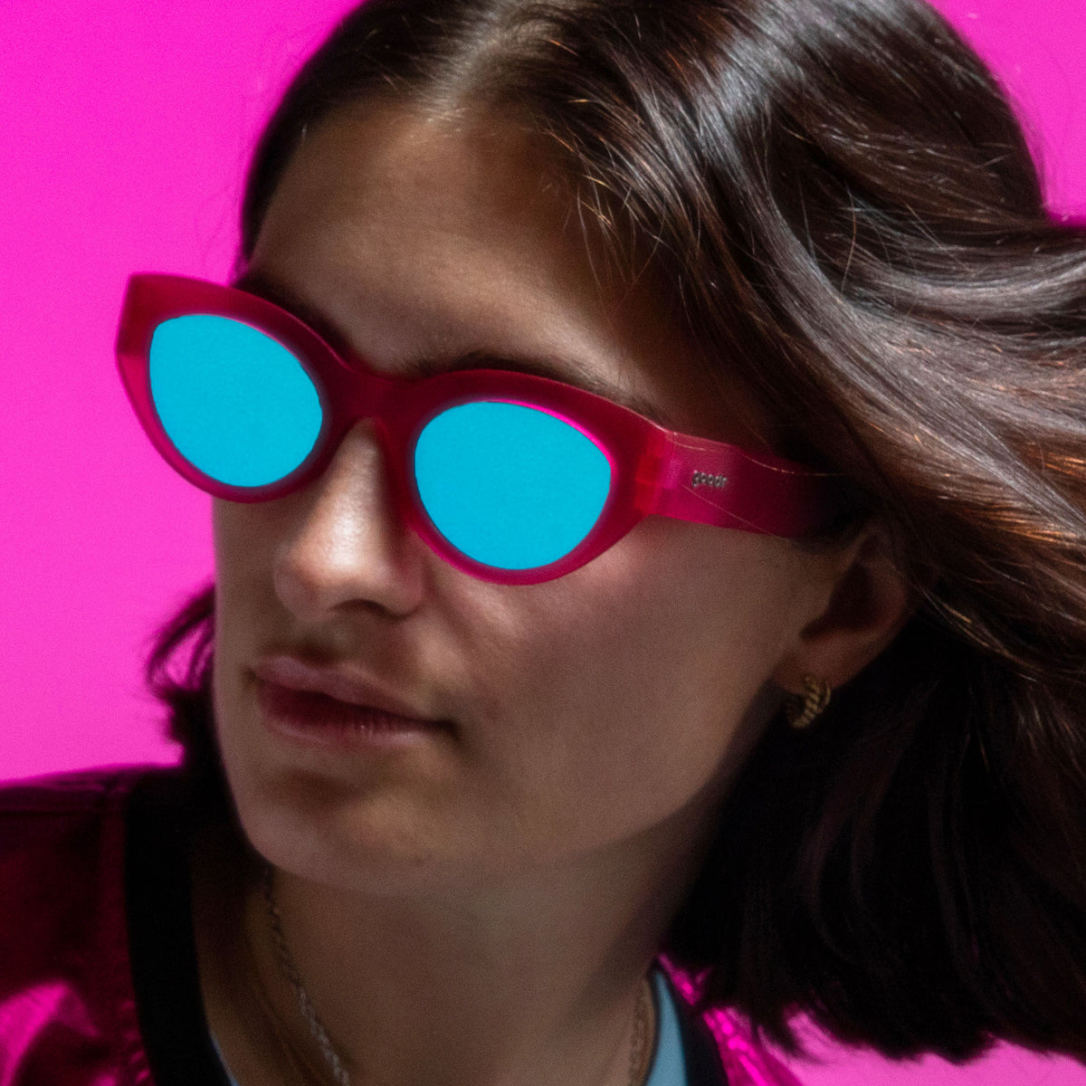 Pink Cat-Eye Sunglasses - Pink Moon | goodr sunglasses