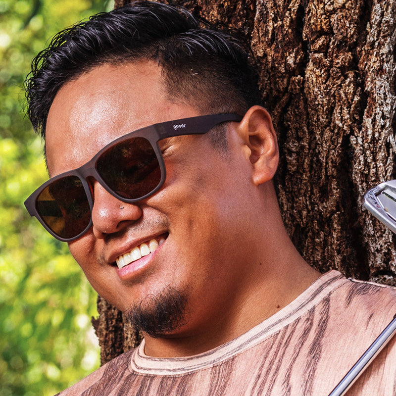 Wood Grain Sunglasses | Just Knock It On | goodr — goodr sunglasses